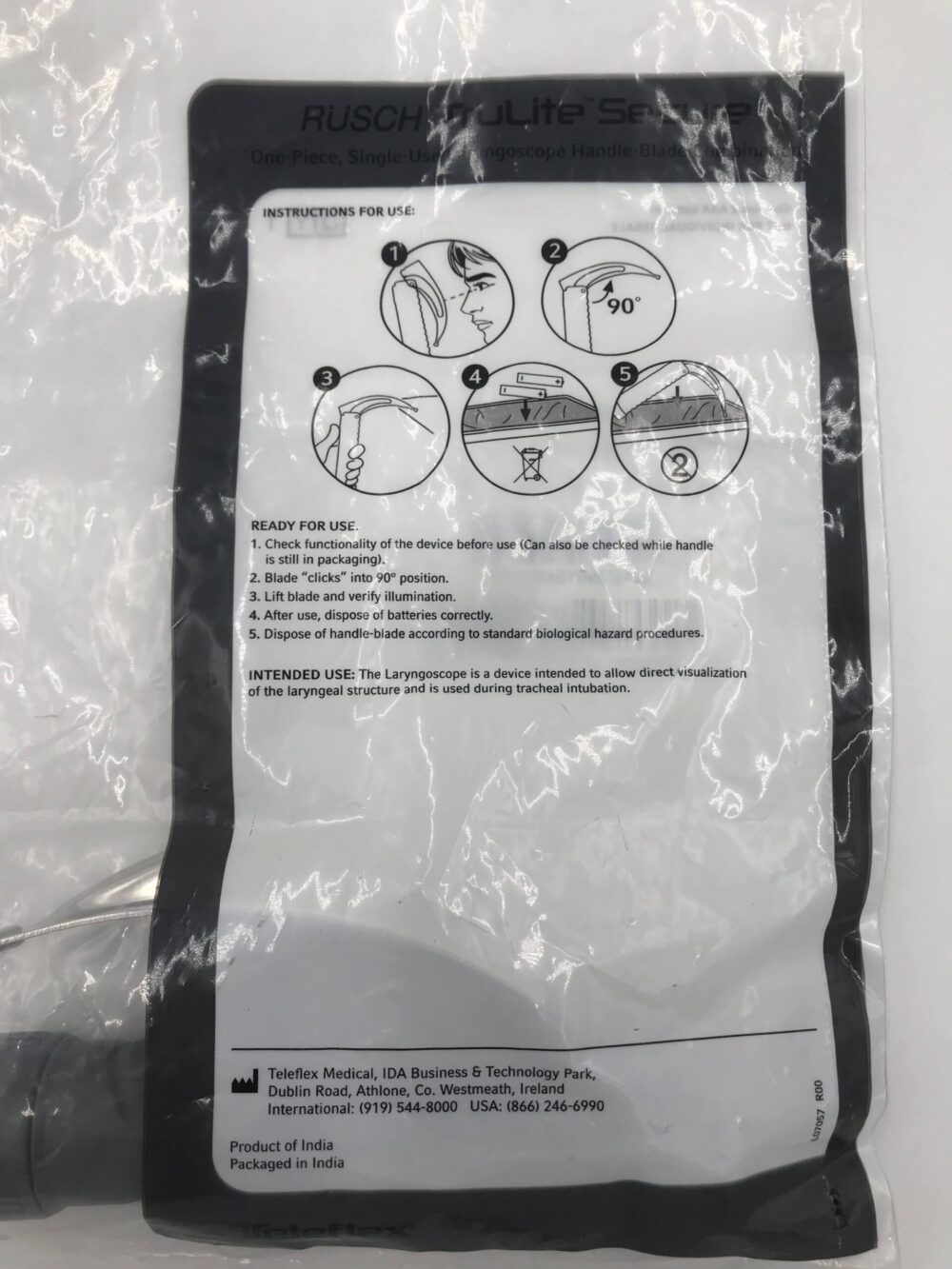 TELEFLEX 004671003 Rusch TruLite Secure One-Piece, Single-Use ...