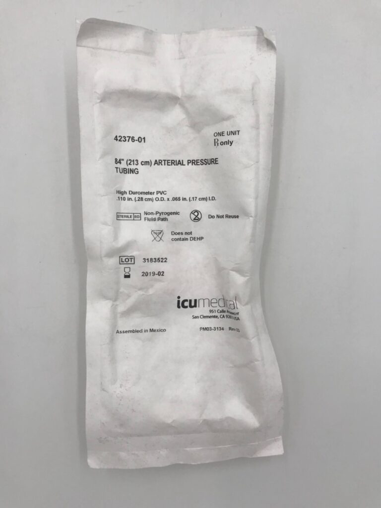 ICU MEDICAL 42376-01 Arterial Pressure Tubing 84" (X) - GB TECH USA