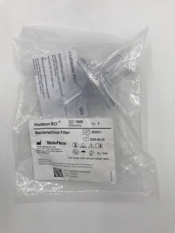 TELEFLEX 1605 Hudson RCI Bacterial/Viral Filter - GB TECH USA