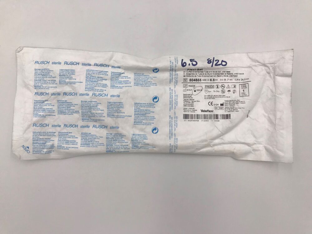 TELEFLEX 504565 Flexi-Set Cuffed Endotracheal Tube and Stylet Set, Oral ...