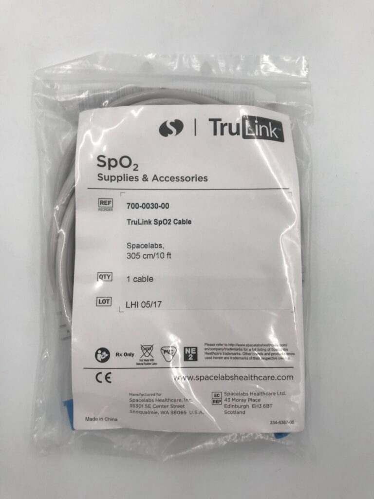 SpaceLabs 700-0030-00 TruLink SpO2 Cable 305cm/10ft - GB TECH USA