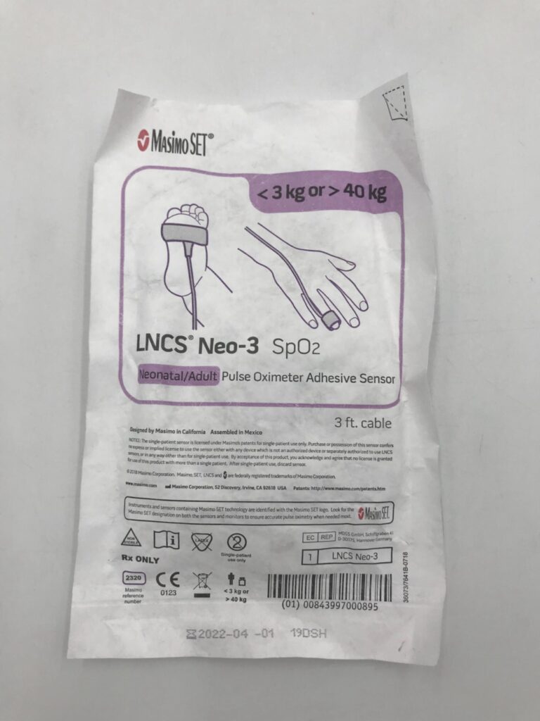 MASIMO 2320 LNCS Neo-3 SpO2 Neonatal/Adult Pulse Oximeter Adhesive ...