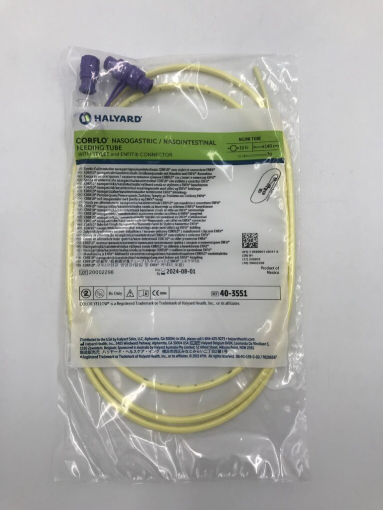HALYARD 40-3551 Corflo Nasogastric/Nasointestinal Feeding Tube w/Stylet ...