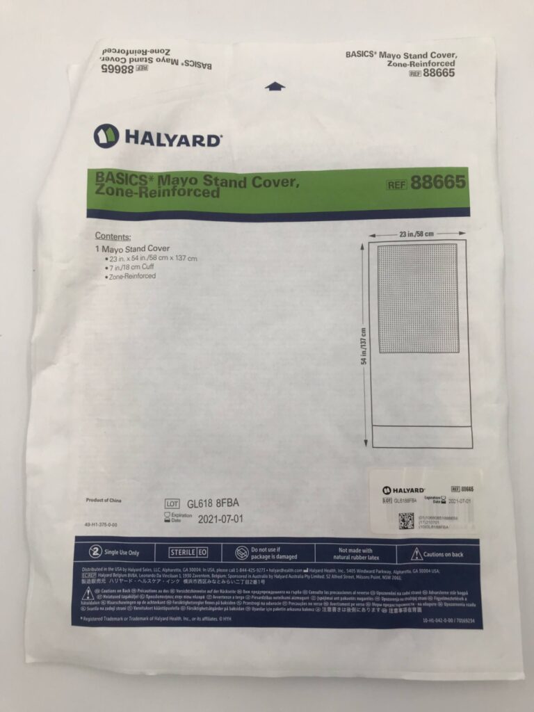 HALYARD 88665 Basics Mayo Stand Cover, Zone-Reinforced 54 x 23in (X ...