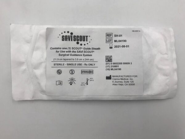 CIANNA MEDICAL SH-01 SaviScout Scout Guide Sheath 3.8cm x 244cm (X ...