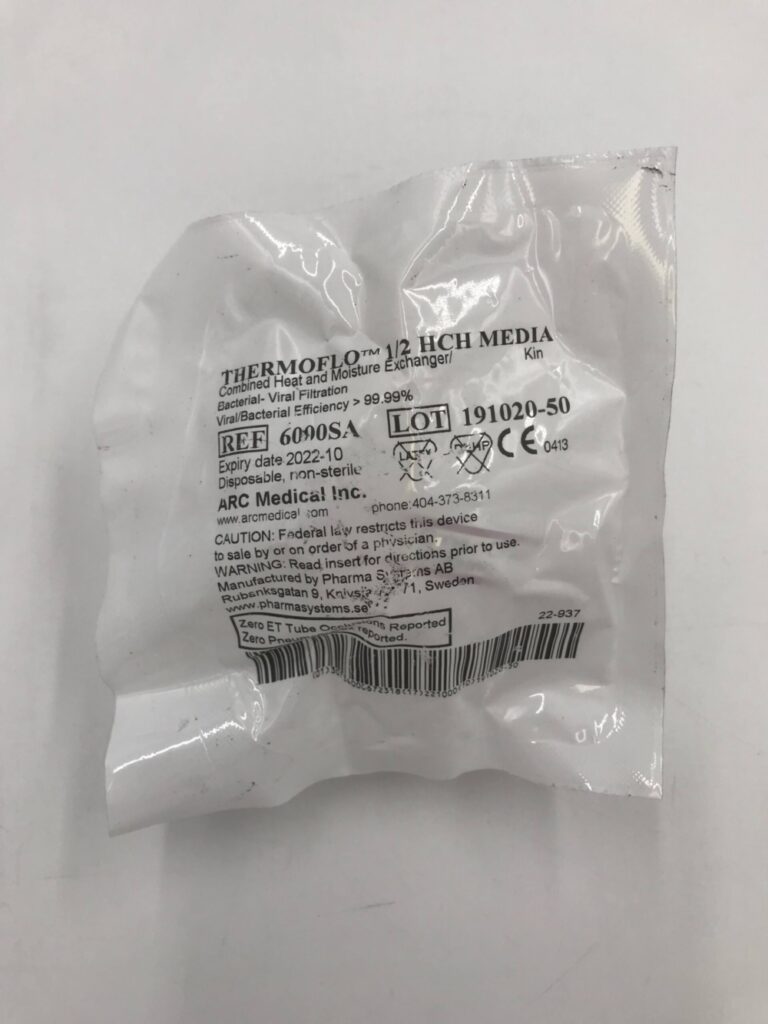 ARC MEDICAL 6000SA Thermoflo 1/2 HCH Media Combined Heat & Moisture ...