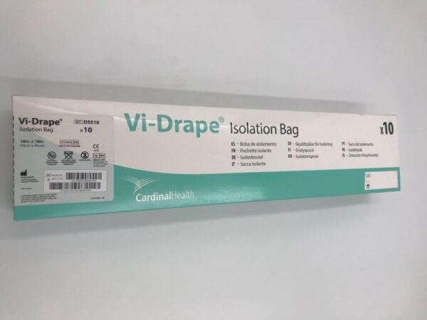 CARDINAL HEALTH D5510 Vi-Drape Isolation Bag 18in x 18in (10/Box) - GB ...