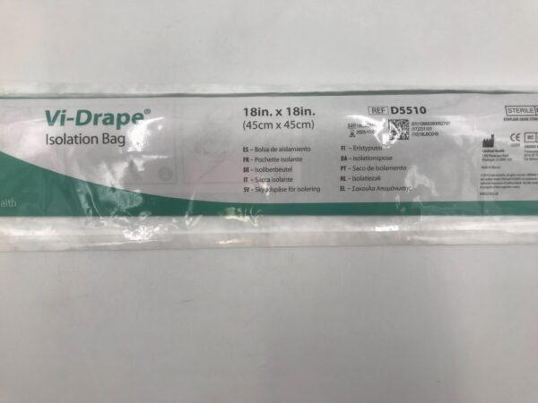 CARDINAL HEALTH D5510 Vi-Drape Isolation Bag 18in x 18in (10/Box) - GB ...
