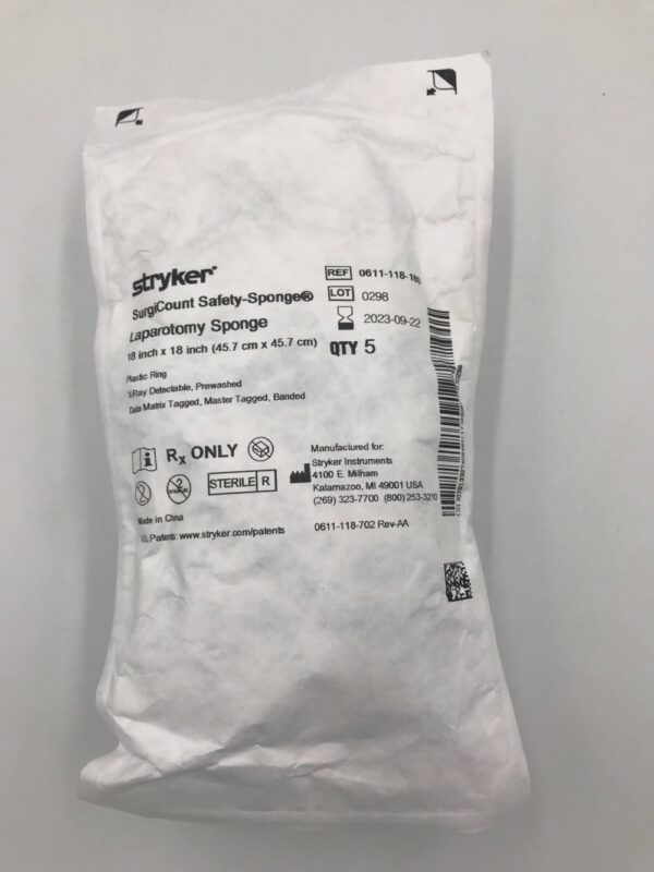 SurgiCount Safety-Sponge Laparotomy (5/Pkg) Archives - GB TECH USA