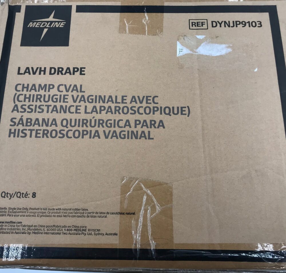 MEDLINE DYNJP9103 LAVH Drape, Level 4, 109"X109"X100"(8/Case) - GB TECH USA