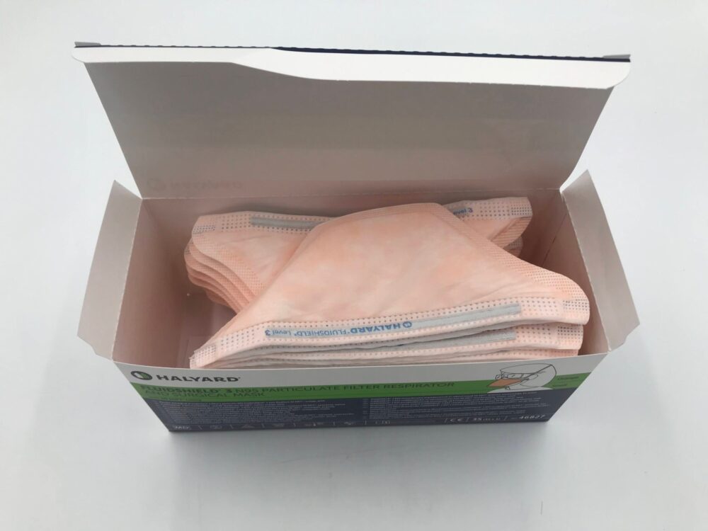 Halyard Fluidshield N95 Particulate Filter Respirator And Surgical Mask ...