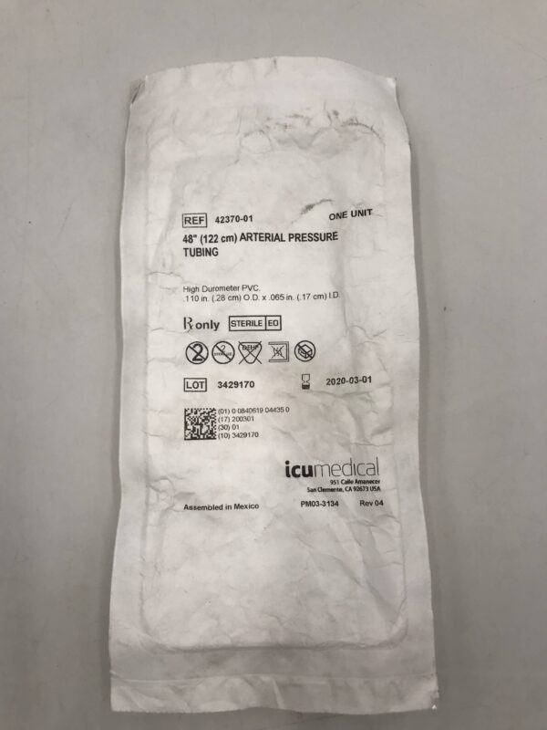 ICU MEDICAL 42370-01 Arterial Pressure Tubing 48″ (X) - GB TECH USA