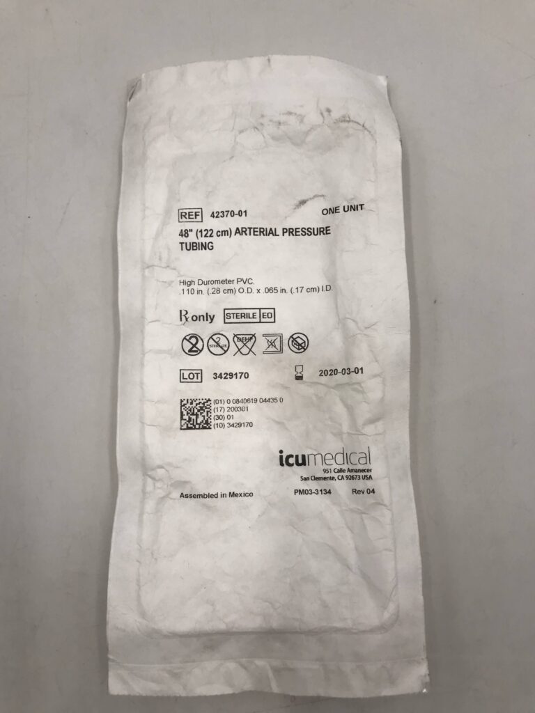 ICU MEDICAL 42370-01 Arterial Pressure Tubing 48″ (X) - GB TECH USA