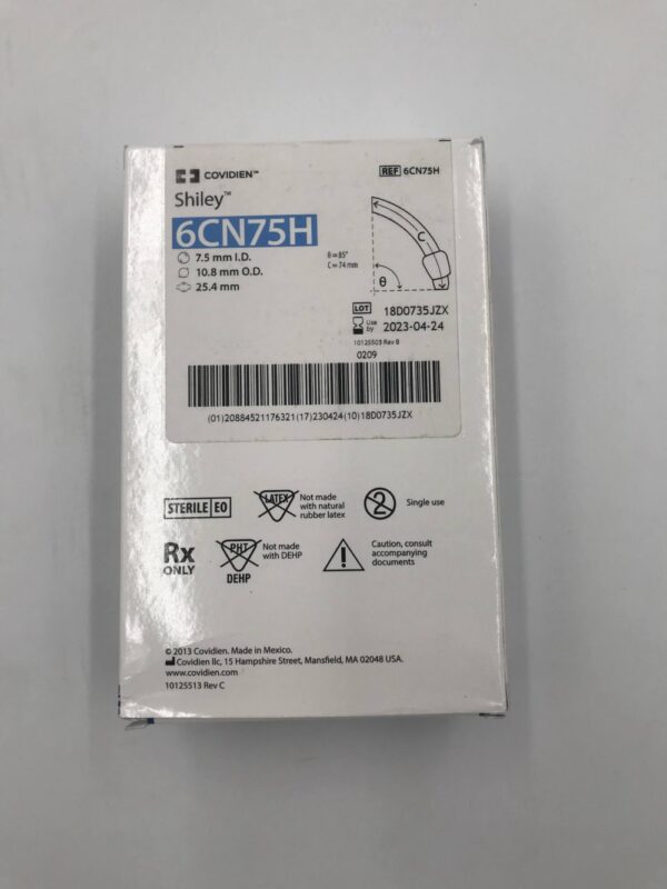 COVIDIEN 6CN75H Shiley Adult Flexible Tracheostomy Tube w/TaperGuard ...