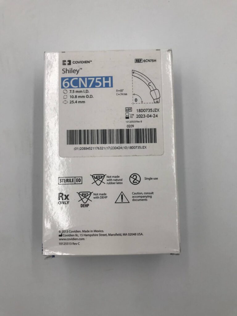 COVIDIEN 6CN75H Shiley Adult Flexible Tracheostomy Tube w/TaperGuard ...