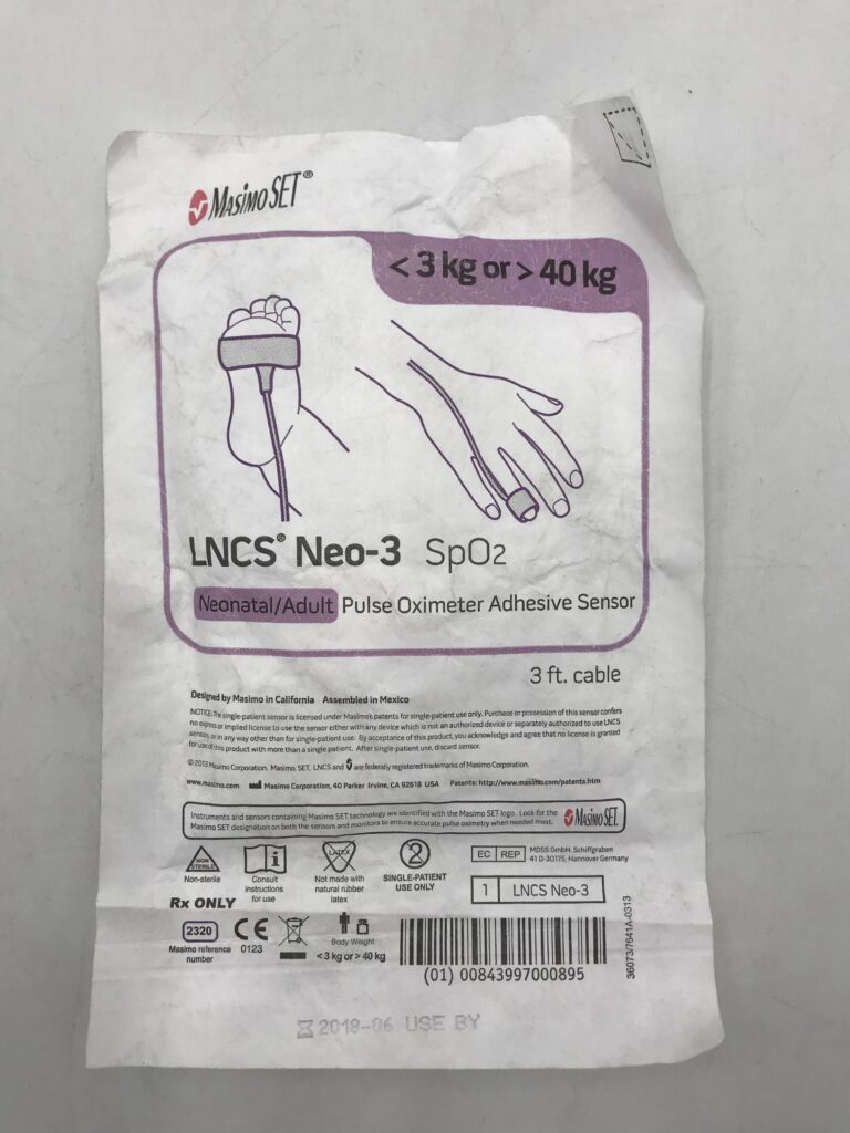 MASIMO 2320 LNCS Neo-3 SpO2 Neonatal/Adult Pulse Oximeter Adhesive ...