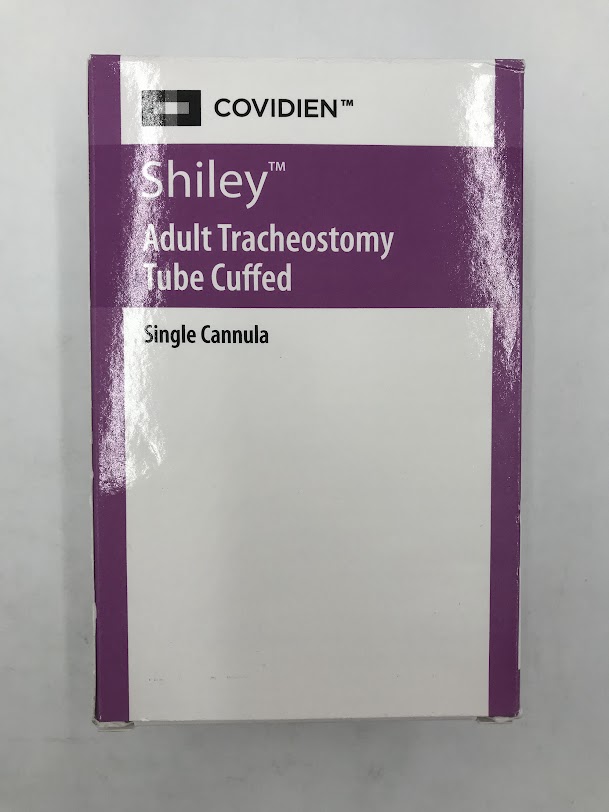 COVIDIEN 8SCT Shiley Adult Tracheostomy Tube Cuffed, Single Cannula 8mm ...