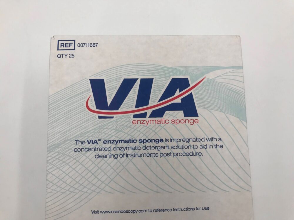 US ENDOSCOPY 00711687 VIA Enzymatic Sponge (25/Box) - GB TECH USA