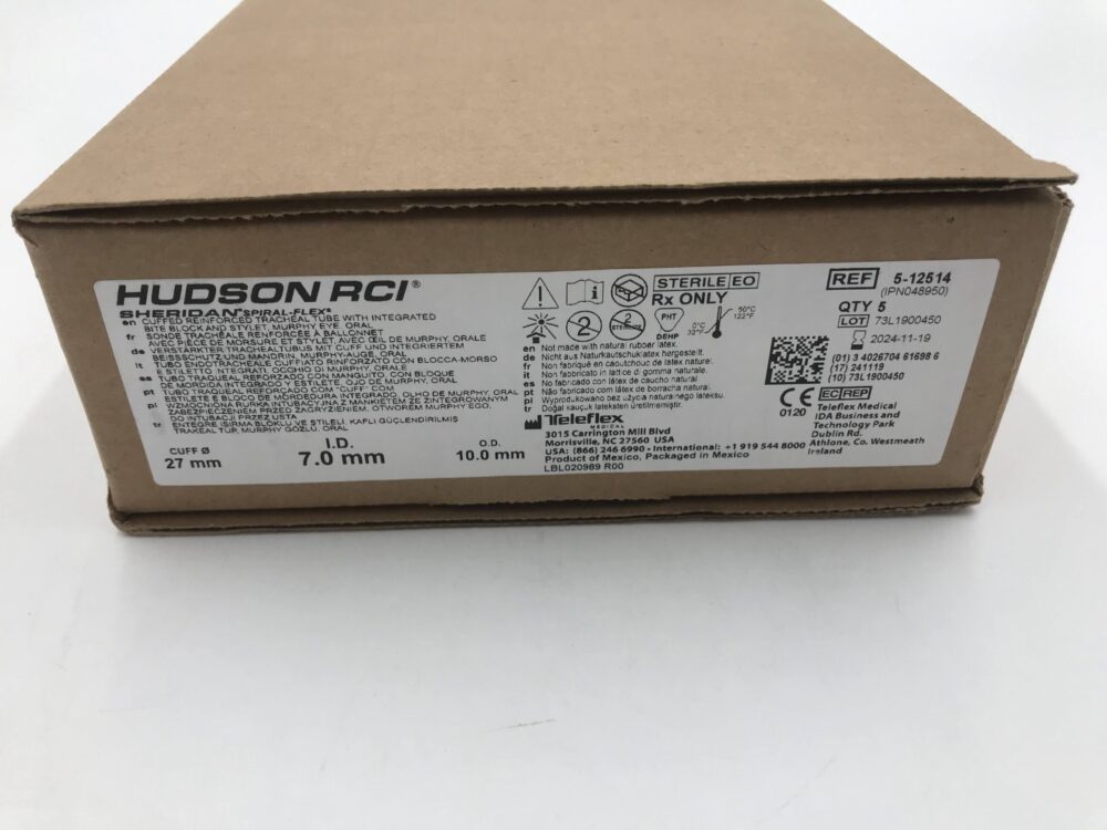 TELEFLEX 5-12514 Hudson RCI Sheridan Spiral-Flex Cuffed Reinforced ...