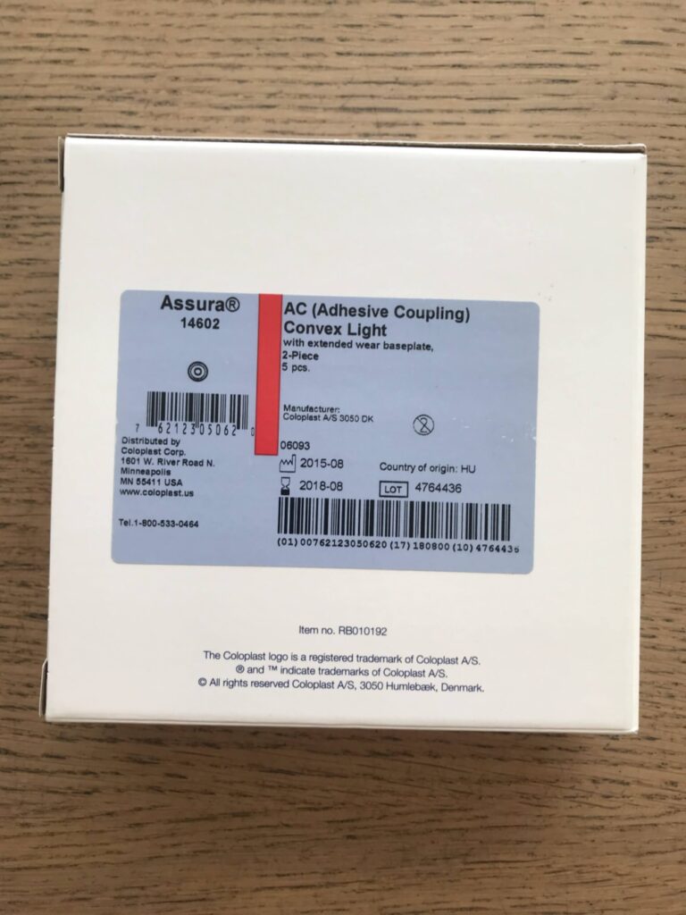 COLOPLAST 14602 Assura Adhesive Coupling Convex Light Extended Wear 1 1 ...