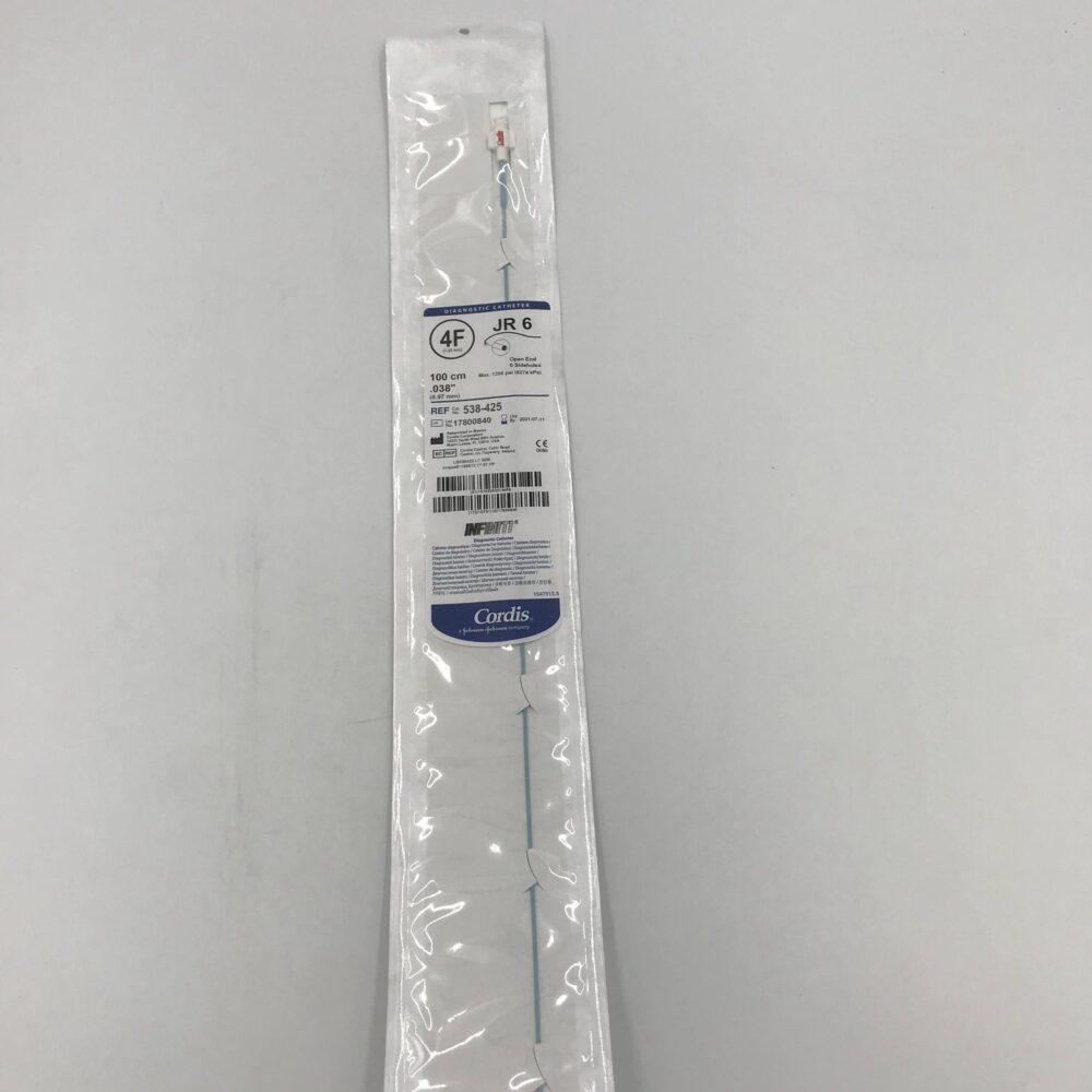 CORDIS 538-425 Infiniti Diagnostic Catheter JR6, 4F (X) - GB TECH USA