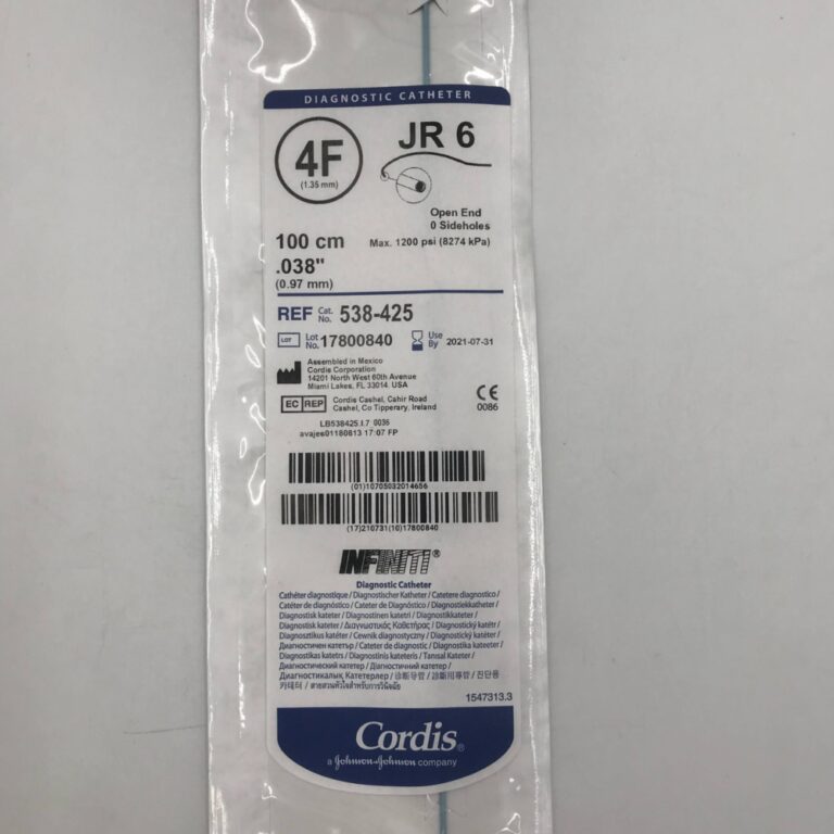 CORDIS 538-425 Infiniti Diagnostic Catheter JR6, 4F (X) - GB TECH USA