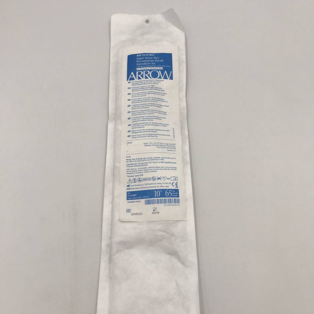 ARROW CL-07065 Super Arrow-Flex Percutaneous Sheath Introducer Set 10Fr ...