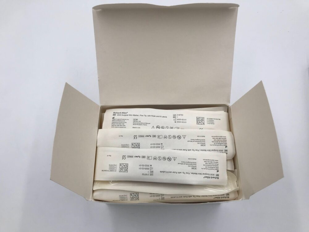 ASPEN SURGICAL 2630 Richard-Allan Surgical Marking Pen, fine Tip, Ruler ...
