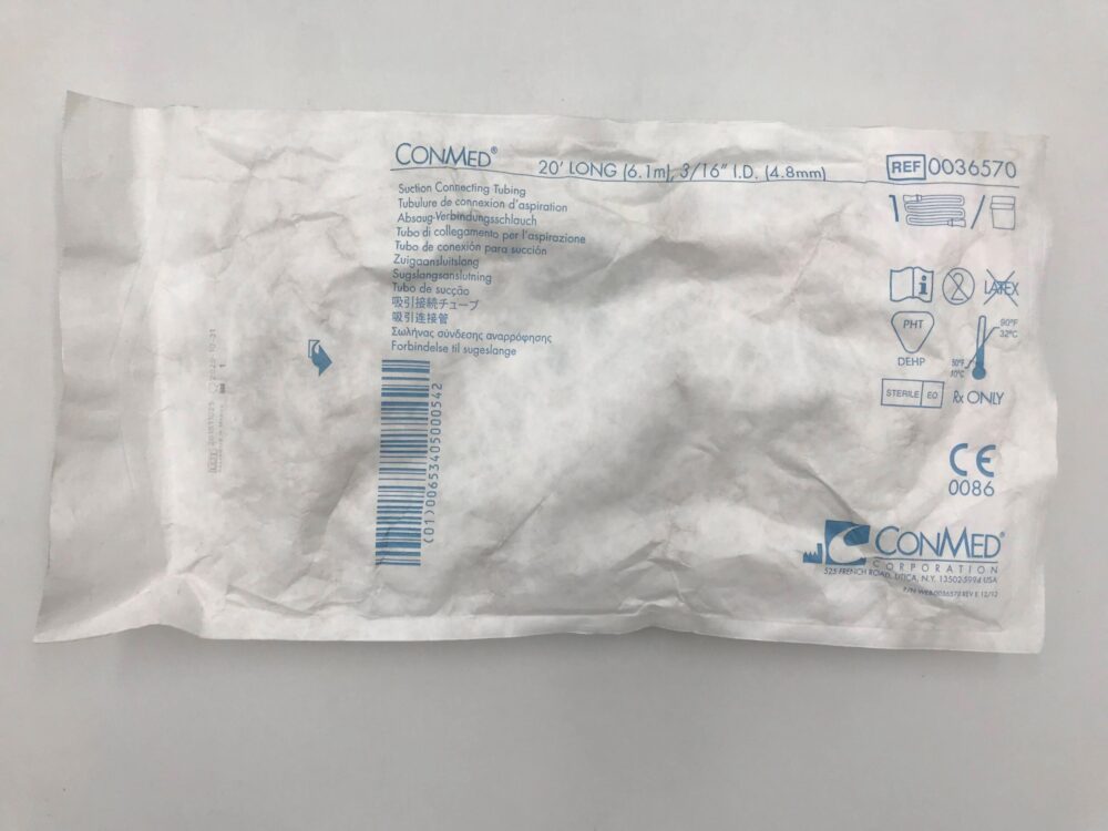 CONMED 0036570 Suction Connecting Tube 20ft Long (X) - GB TECH USA
