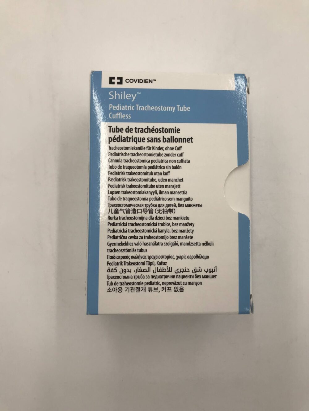 COVIDIEN 3.5PEF Shiley Pediatric Tracheostomy Tube Cuffless 3.5mm I.D ...