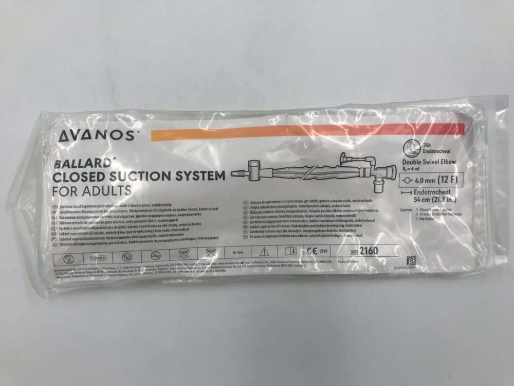 Ballard Closed Suction System Adults 24h Endotracheal 12F – GB TECH USA