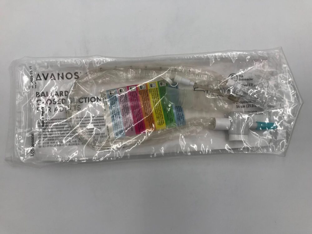 AVANOS 2160 Ballard Closed Suction System Adults 24h Endotracheal 12F ...