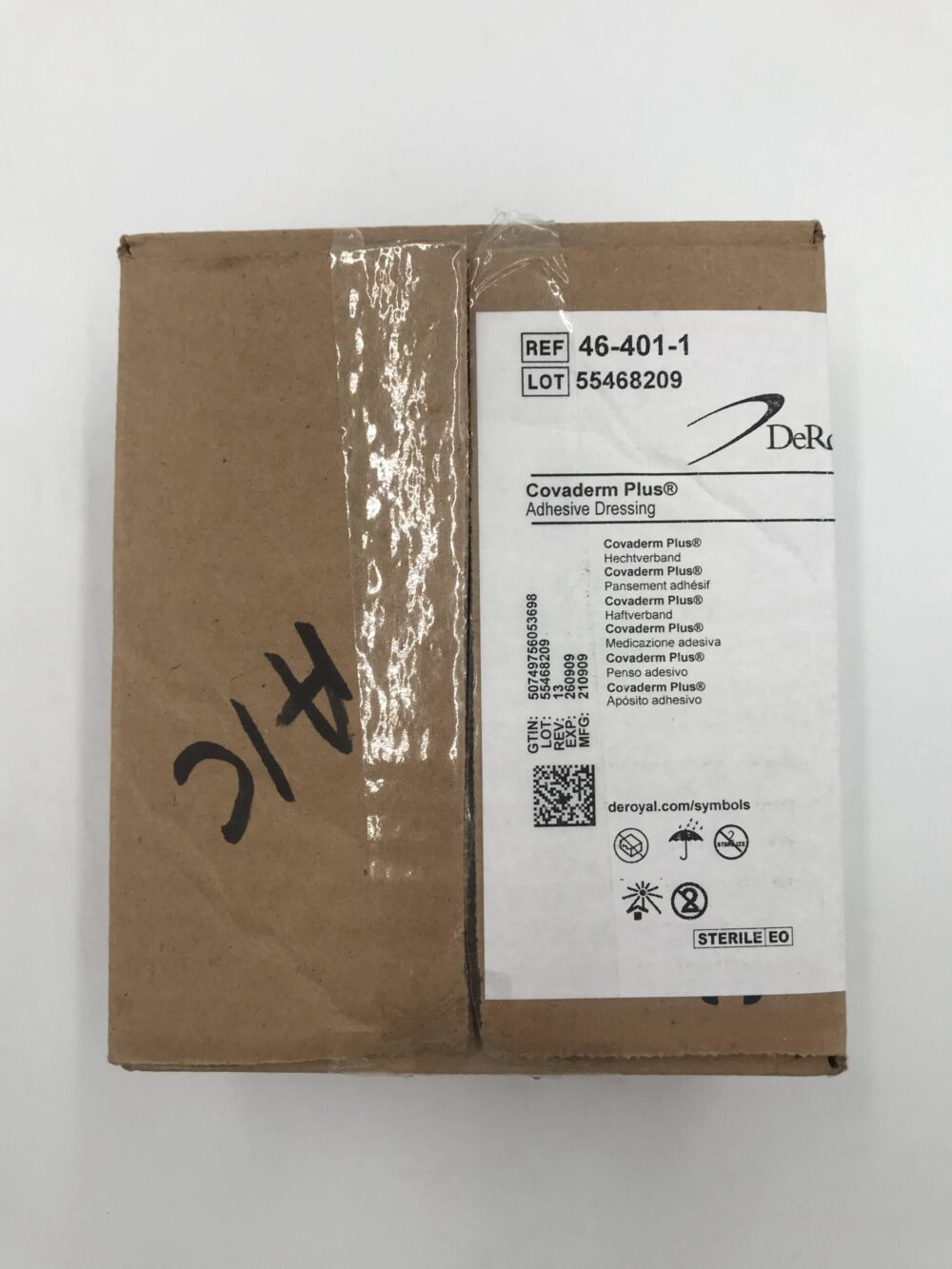 DEROYAL 46-401-1 Covaderm Plus Adhesive Dressing 4in x 4in (20/Case ...