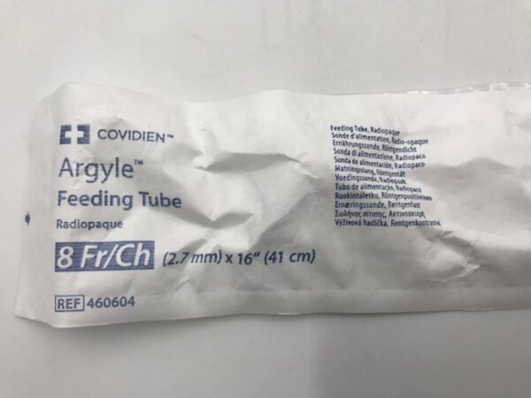 Covidien 460604 Argyle Feeding Tube Radiopaque 8Fr/Ch 16" - GB TECH USA