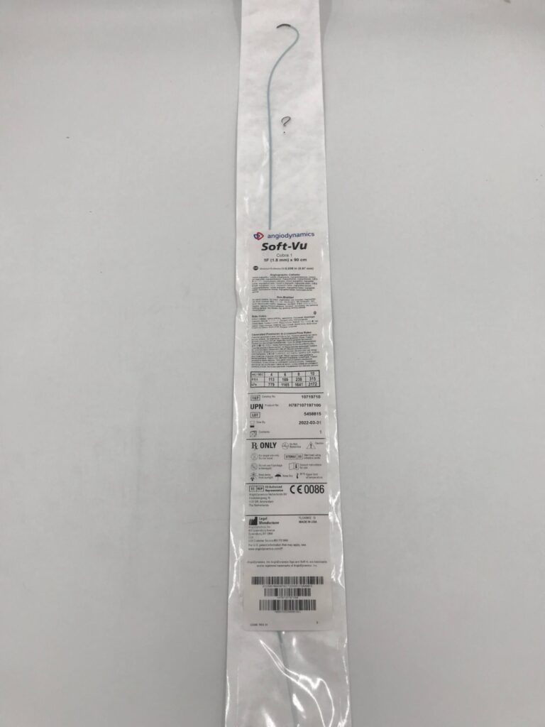 ANGIODYNAMICS 10719710 Soft-Vu Angiographic Catheter Cobra1 5F (X) - GB ...