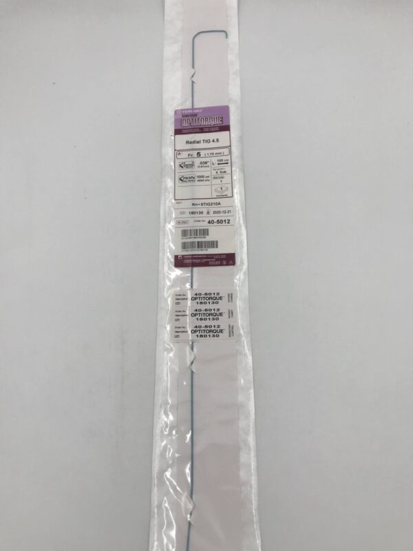 TERUMO 40-5012 Radifocus Optitorque Angiographic Catheter Radial TIG 4. ...