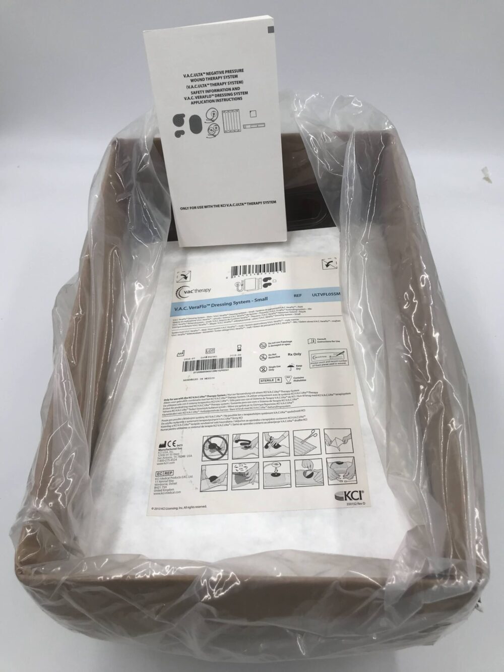 KCI ULTVFL05SM V.A.C VeraFlo Dressing System Small (5/Box) (X) - GB ...