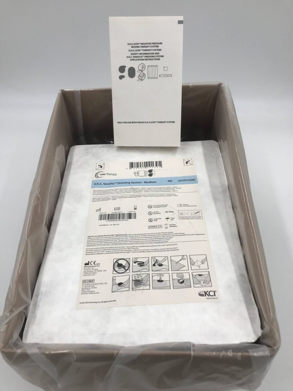 KCI ULTVFL05MD V.A.C VeraFlo Dressing System Medium (5/Box) (X) - GB ...