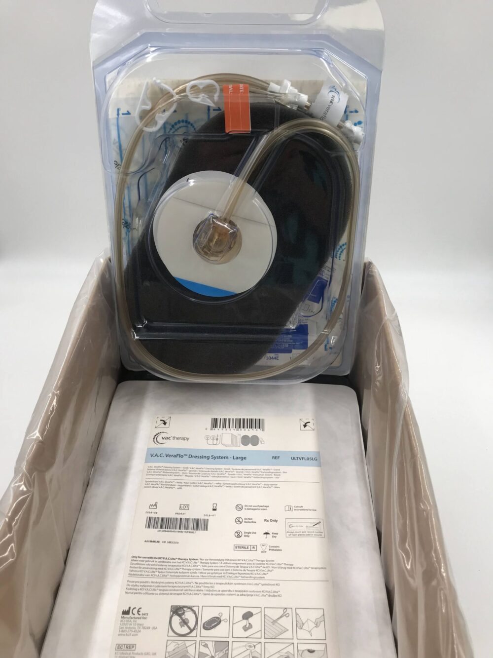 KCI ULTVFL05LG V.A.C. VeraFlo Dressing System Large (5/Box) (X) - GB ...