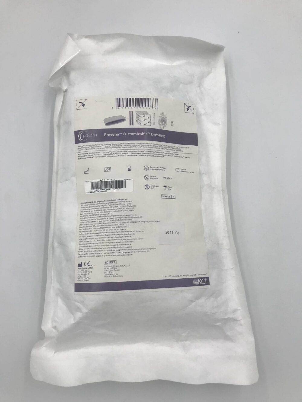 KCI 390186 Prevena Customizable Dressing (X) - GB TECH USA