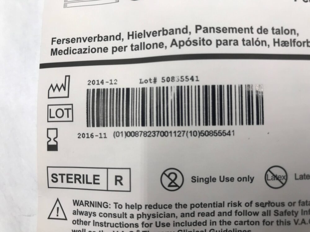 KCI M8275074/5 V.A.C. GranuFoam Heel Dressing (X) - GB TECH USA