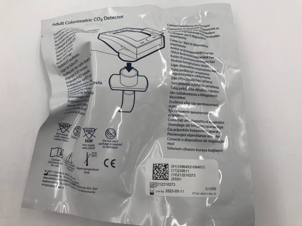 Covidien EASYCAP II Nellcor Adult Colorimetric CO2 Detector >15Kg - GB ...