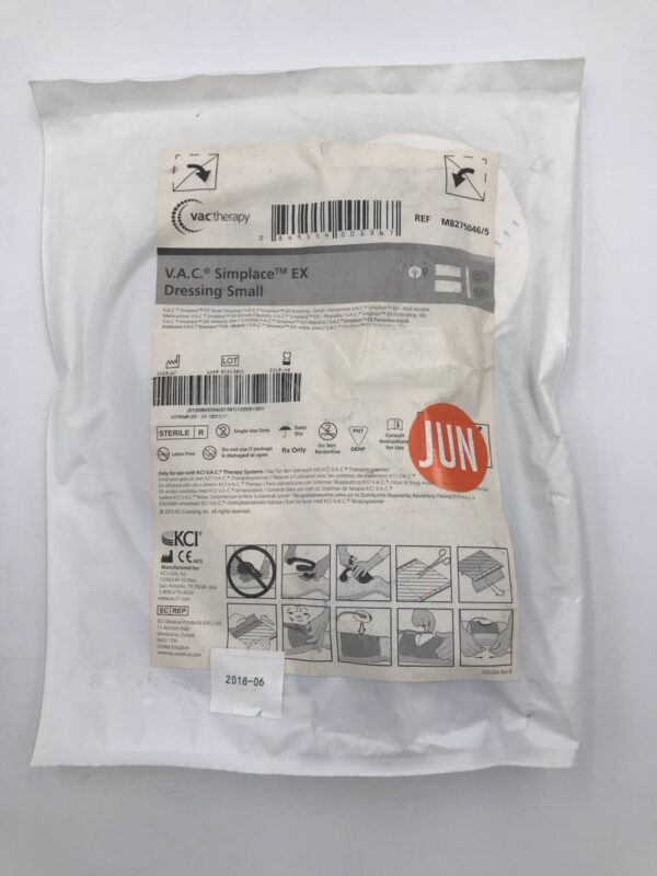 KCI M8275046 V.A.C. Simplace EX Dressing Small (X) – GB TECH USA