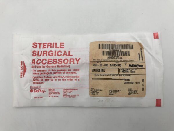 Microaire 5606-66-000 DePuy MAGNAForce Wire Pass Drill 2 x Medium x 1 ...