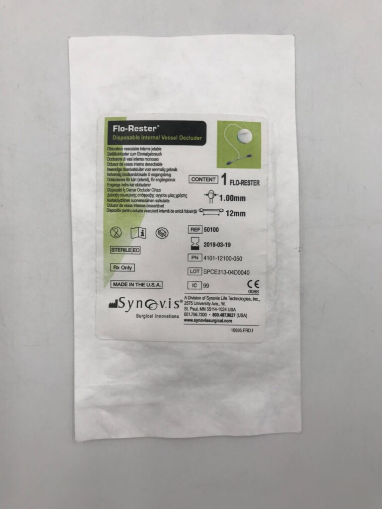 SYNOVIS 50100 Flo-Rester Disposable Internal Vessel Occluder 1mm x 12mm ...
