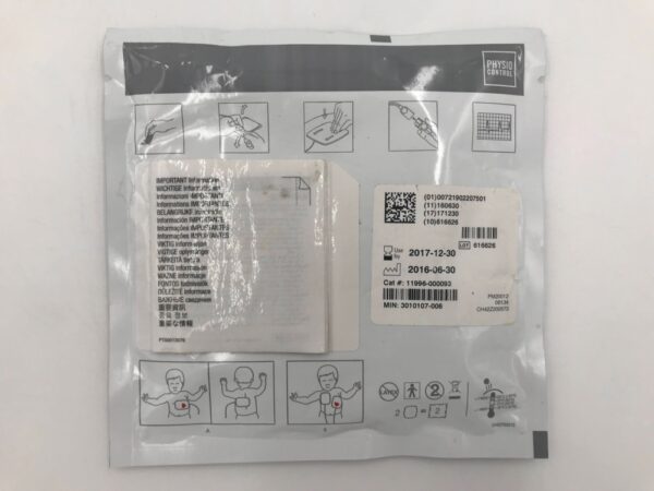 PHYSIO CONTROL 11996-000093 Quick-Combo RTS Pediatric Pacing ...