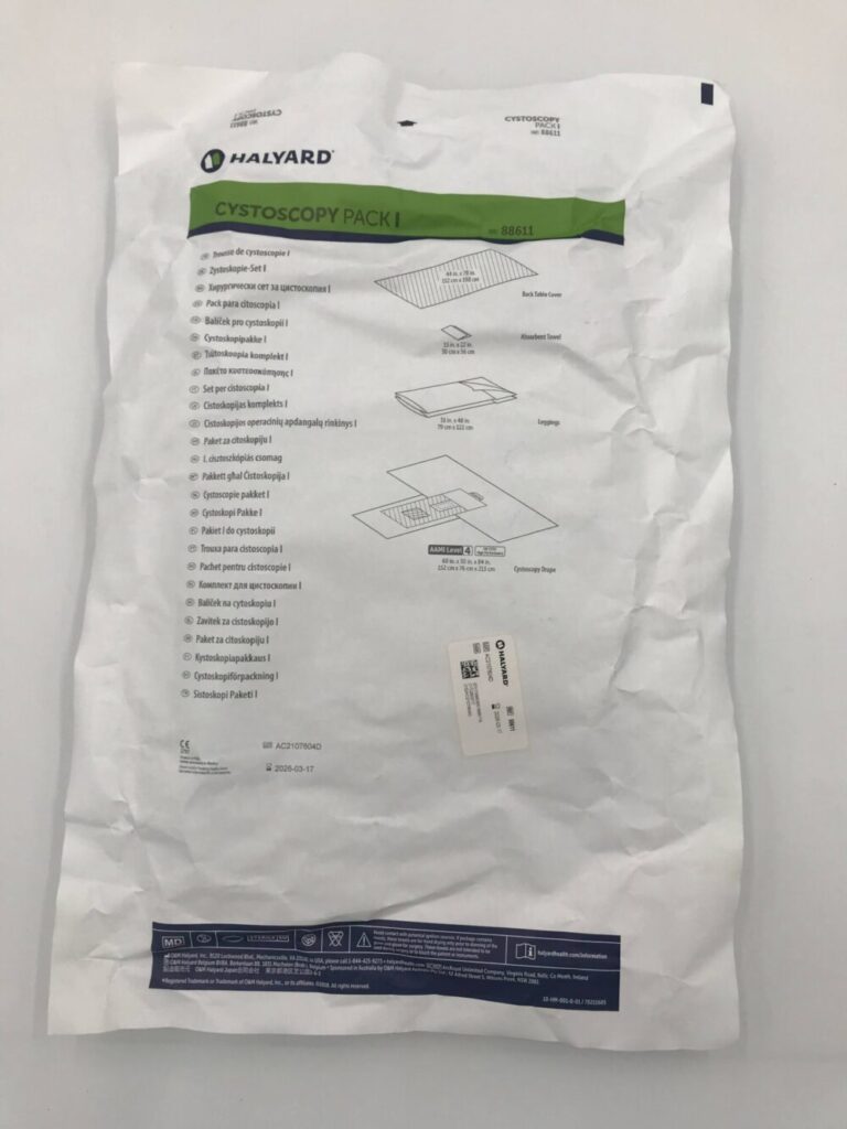 HALYARD 88611 Cystoscopy Pack 1 AAMI Level 4, 60in x 30in x 84in - GB ...