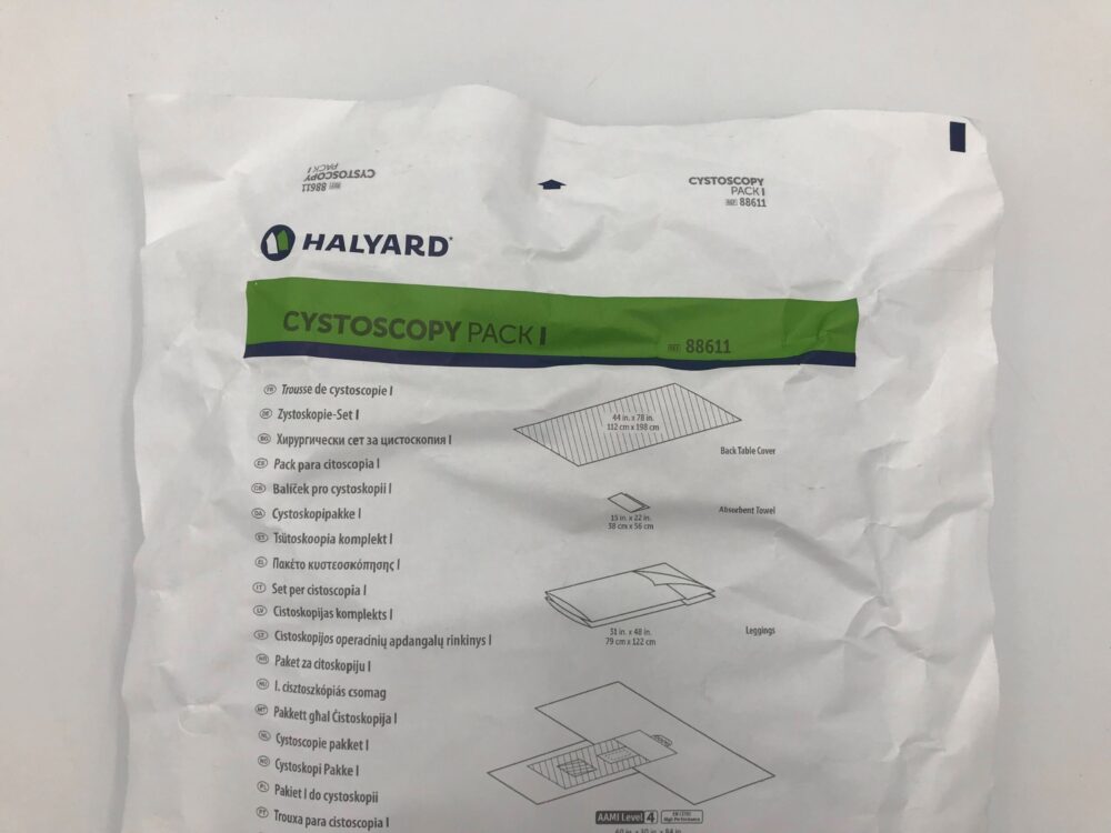 HALYARD 88611 Cystoscopy Pack 1 AAMI Level 4, 60in x 30in x 84in - GB ...