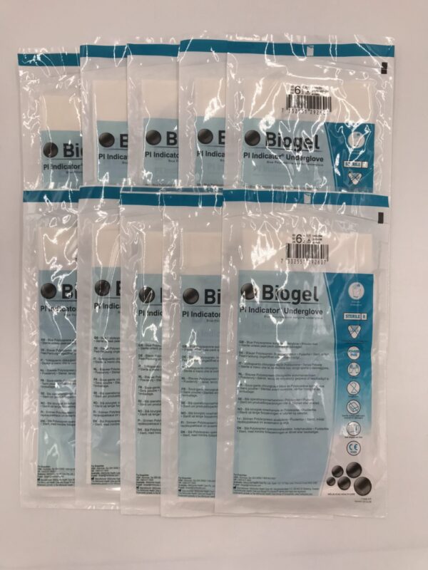 MOLNLYCKE HEALTH 41665 Biogel PI Indicator Surgical Underglove 6.5 (10 ...