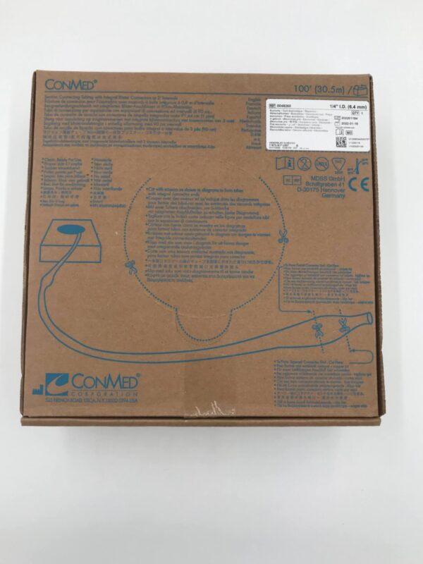 ConMed 0048260 Suction Connecting Tubing 1/4" I.D. 100' - GB TECH USA